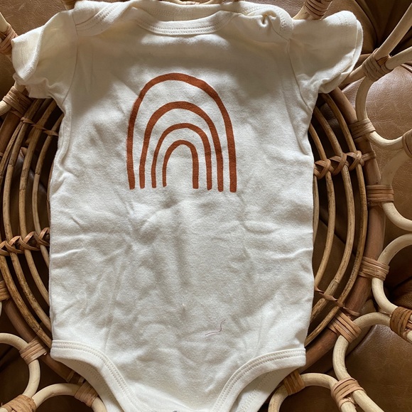 tenth and pine | One Pieces | Tenth Pine Organic Muted Rainbow Bodysuit ...